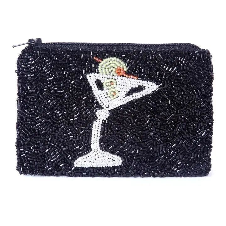 Martini Beaded Pouch – MARKET
