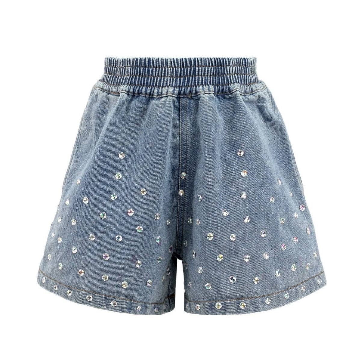 Rocker Crystal Denim Shorts – MARKET