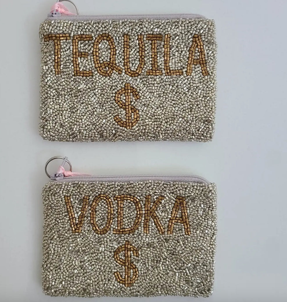 Vodka $ Beaded Pouch – MARKET